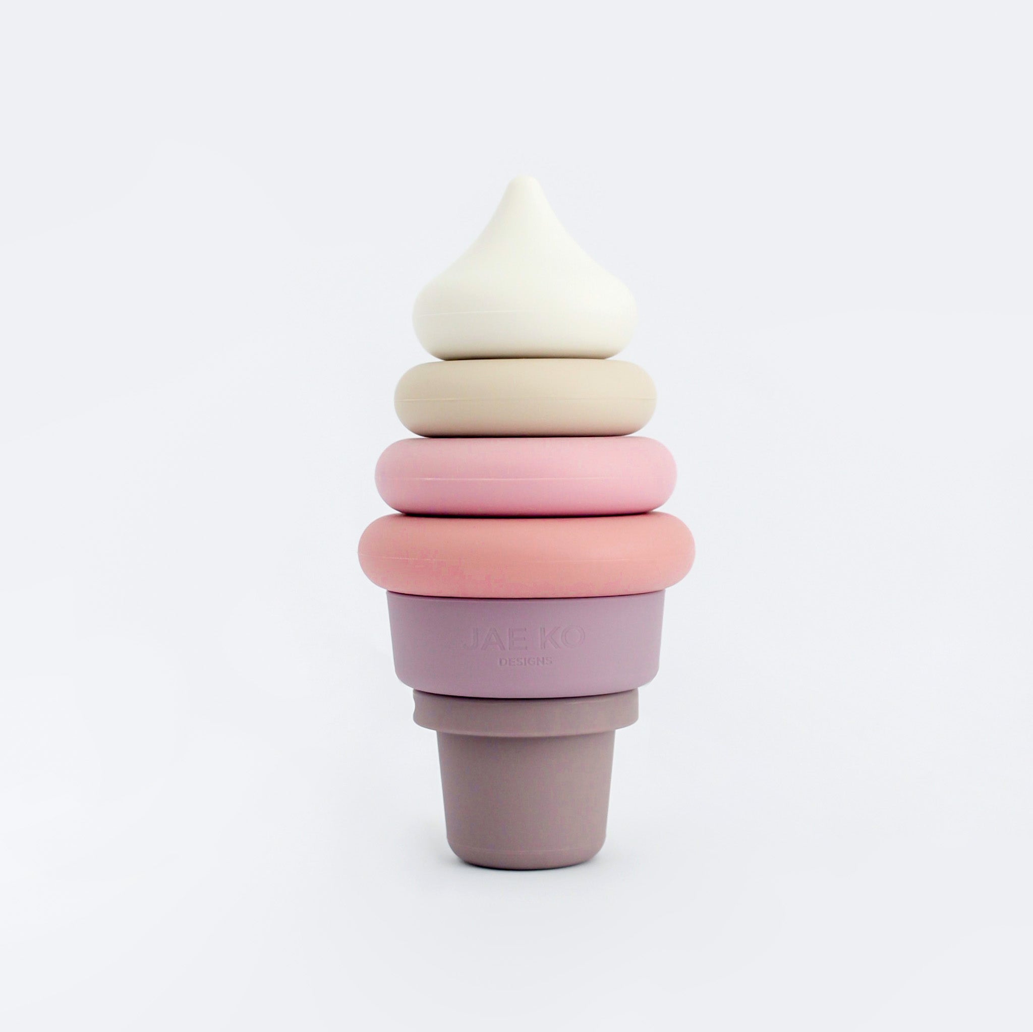 Ice Cream Stacking Toy – Jae Ko Designs - Made to be uniquely yours